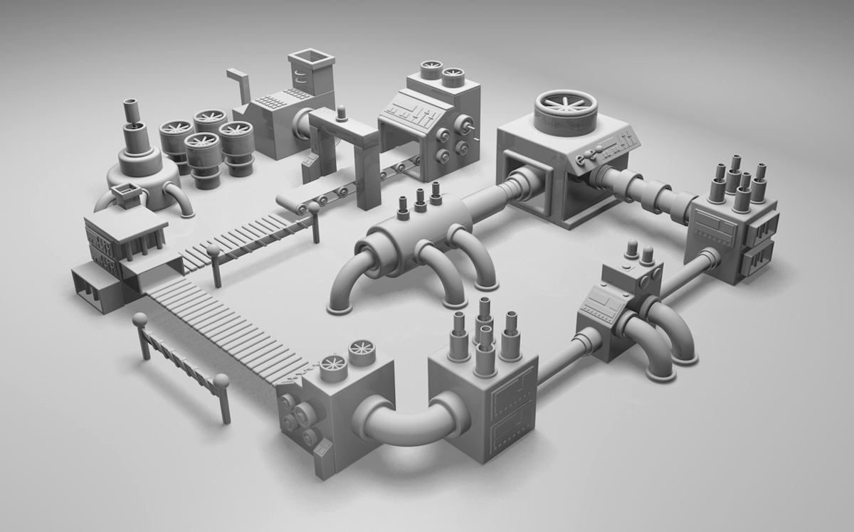 C4D场景临摹练习_罗仟_【68Design】