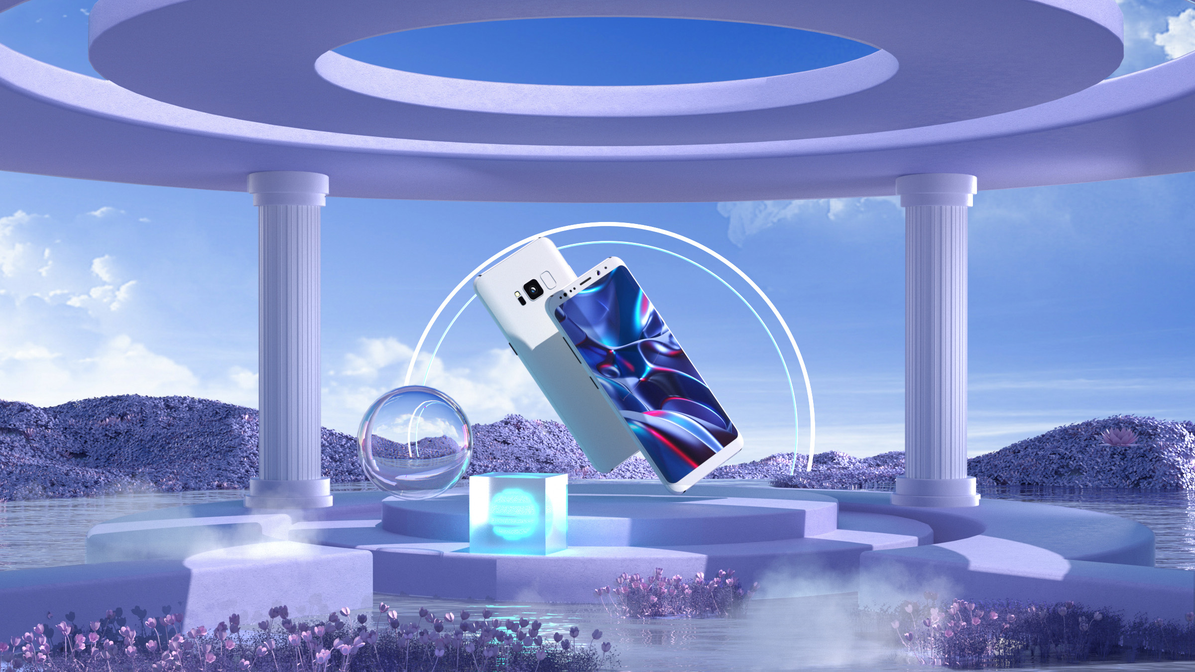 手机 3C 渲染_寂寞的贪吃蛇_【68Design】