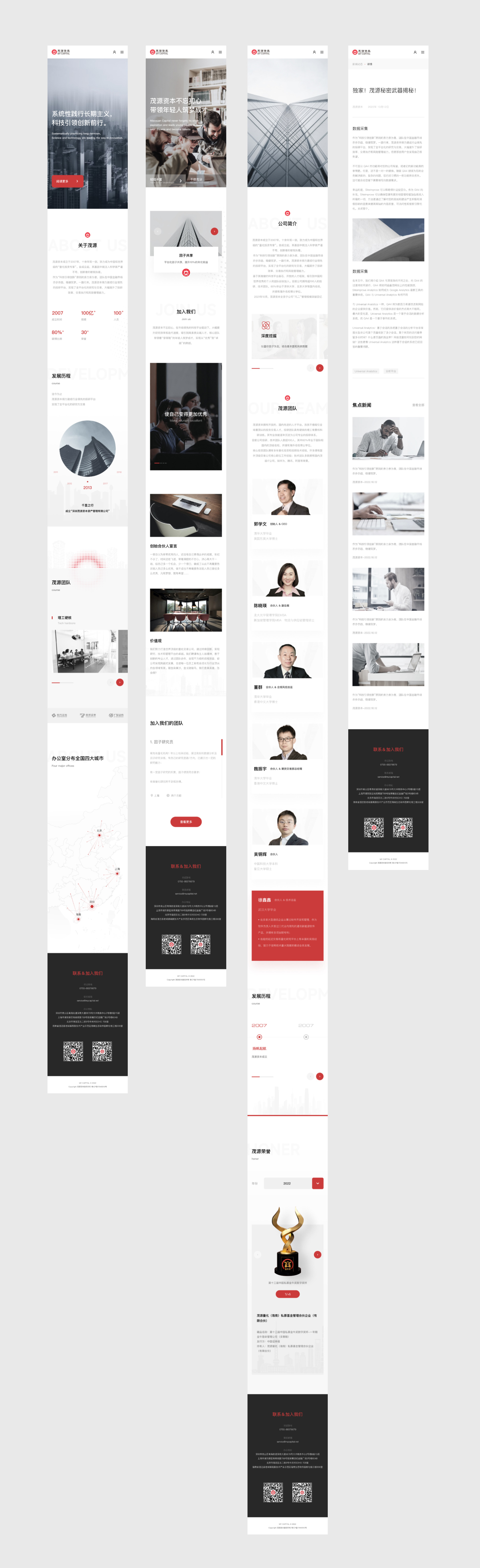 茂源资本 品牌官网视觉设计_丁伟杰_【68Design】